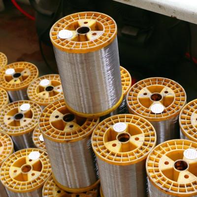 Cina Medium Hard Bright 304 / 316 filo in acciaio inossidabile 0,02-20mm Alta resistenza in vendita