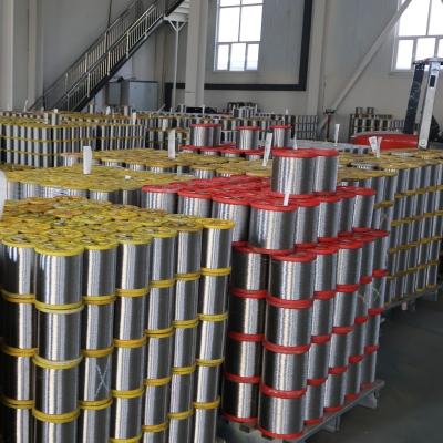 Cina Medium Hard Bright 304 / 316 filo in acciaio inossidabile 0,02-20mm Alta resistenza in vendita