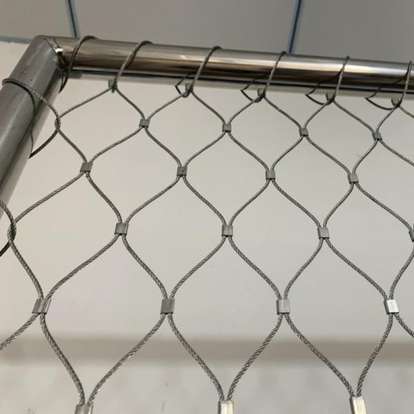 Quality 316L Stainless Steel Rope Mesh Netting Bird Netting Wire Mesh Flexible 7*7 Or 7 for sale