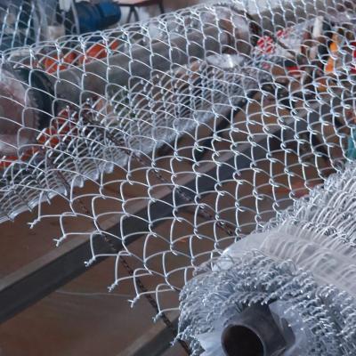 China Diamantgaas Kettingnet Rol PVC Gecoat 10-50m Lengte Te koop