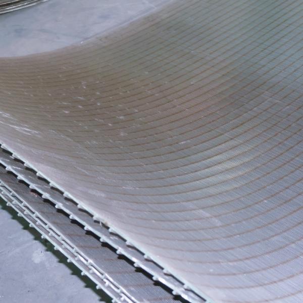 Quality Micron Johnson Wedge Wire Screen Mesh 3-12mm Thickness For Filter Wedge for sale