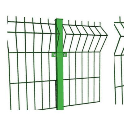 China Square Hole Welded Wire Mesh Fence Panels Security Fencing Perimeter Wall 3d Curved for sale