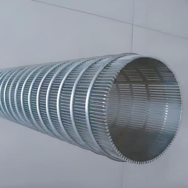 Quality 3-12mm Wedge Wire Screen Pipe With Thread For Filter Wedge for sale