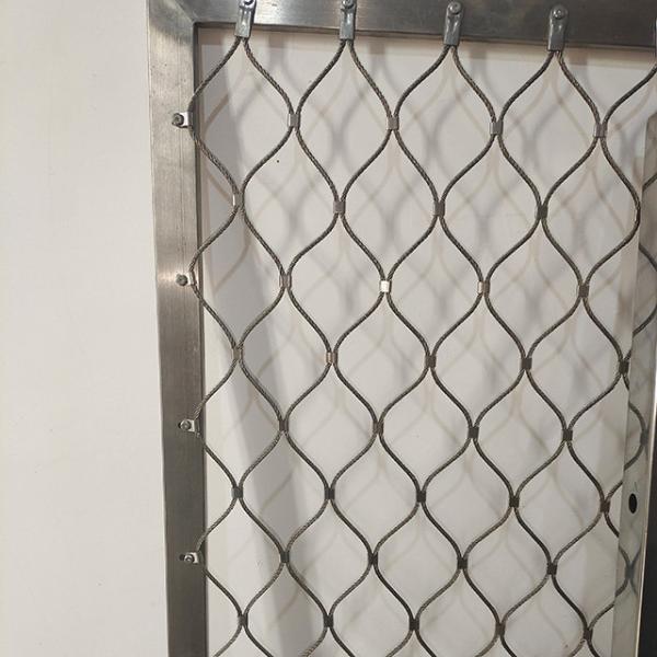 Quality Galvanized 304 Stainless Steel Rope Mesh For Architectural Decoration for sale