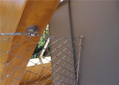 Cina Diamond Fencing Stainless Steel Rope annodato ingrana 304 ss 80x80mm 2.0mm in vendita