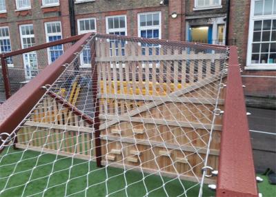 Cina Maglia 40x40mm di acciaio inossidabile di Mesh Fencing Handrail Infill Webnet del cavo di Inox della balaustra in vendita