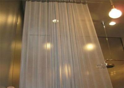 Cina Metallo Mesh Shower Curtain Dividers dei drappi 1.5mm della bobina del metallo di Morden dell'hotel 8x8mm in vendita