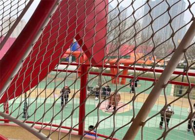Cina balaustra di Mesh Strong High Tensile Handrails della corda di acciaio inossidabile di 60*105mm in vendita