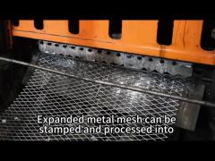 Maillage métallique à diamants étendu à diamants galvanisé Forme de diamants en acier largeur 0,5-3,2 m