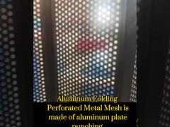Aluminiumvouwbaar geperforeerd metalen gaas voor schuifdeur met scherm