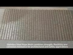Décoration de treillis métallique en acier inoxydable 316 durable avec PVC poli galvanisé
