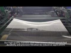 Industriële machines Draadnet Filterscherm 316L Zilveren Corrosiebestendig Stalen Filterscherm