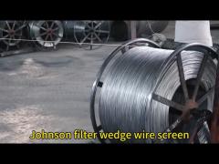 304 316L Stainless Steel Johnson Wedge Wire Screen 1x2mm 2x3mm
