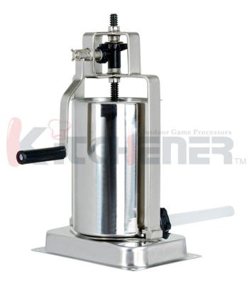 Hand Manual Sausage Stuffer Making Equipment 10LBs With Three Stuffing Tubes