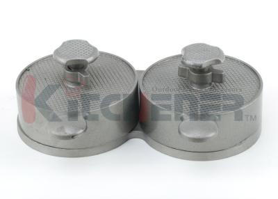 Portable FDA Hamburger Machine Dual Patties Press With Aluminum Coating Surface