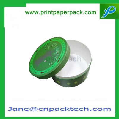 China Custom Design Round Box Tube Box Printed Paper Flower Packaging Packing Cardboard Box for sale