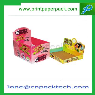 China Custom Printed Supermarket Promotional Packing Display Box Rigid Set-up Box for sale