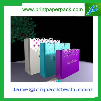 China Bespoke Fashion Carrier Bag Colorful Paper Gift Bag Kraft Paper Bag Shopping Bag for sale