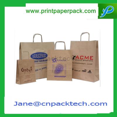 China Custom Printed Carrier Bag Kraft Paper Bag Shopping Bag Garment Bag Gift Paper Bag for sale