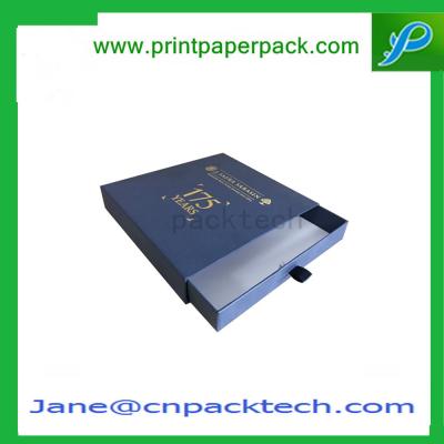 China Custom Printing Rigid Cardboard Boxes slipcase with pull out tray boxes Gift Boxes for sale