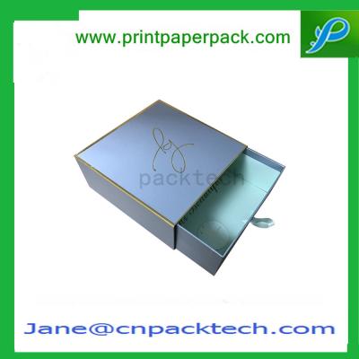 China Customized Printing Slipcase Tray Box Rigid Cardboard Boxes Apparel T-shirt Gift Packaging Boxes Drawer Box for sale