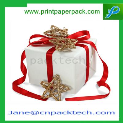 China Custom Printing Ribbon Set-Up Boxes Paper Gift Box Gift Boxes Rigid Cardboard Boxes for sale