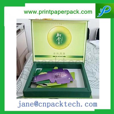 China Favor Gift Packing Paper Boxes Printed Fancy Mooncake Packaging Boxes for sale