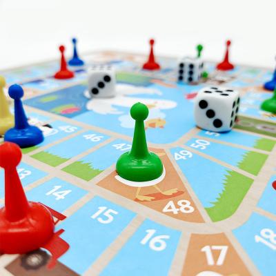 Cina OEM Matte Varnish Board Game Printing Ludo Printable Design For Children in vendita