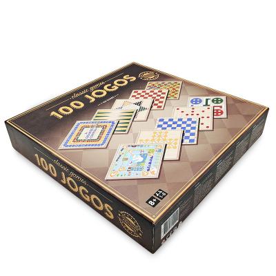 Cina OEM Matte Varnish Board Game Printing Ludo Printable Design For Children in vendita