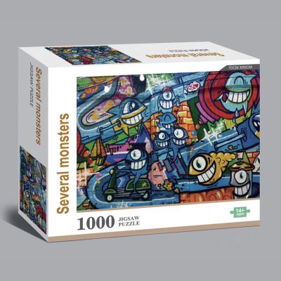 Cina Famiglia del regalo del ODM puzzle del gioco di decompressione di 1000 pezzi per gli adulti in vendita