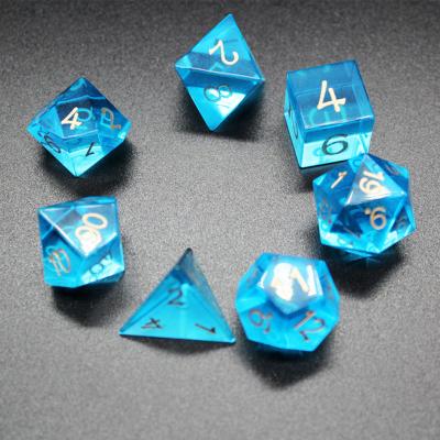 Cina I dadi acrilici del gioco di ruolo hanno messo i dadi Polyhedral in serie 10 parteggiati in vendita
