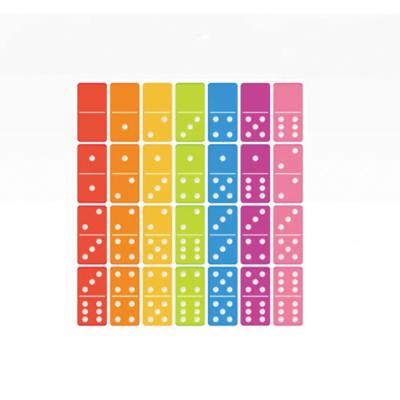 Cina Il domino acrilico del gioco da tavolo colorato 28 pacchetti blocca l'insieme del gioco in vendita