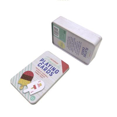 Cina Carta rettangolare su ordinazione del gioco della clip di capelli di Tin Cans Packaging Containers For in vendita