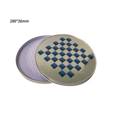 Cina Grande giro di alluminio vuoto in serie Tin Containers For Chess Game in vendita