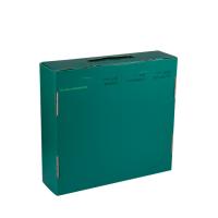 China SEDEX Green Paper Rectangle Custom Printed Cardboard Boxes Packaging for sale