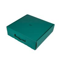 China SEDEX Green Paper Rectangle Custom Printed Cardboard Boxes Packaging for sale