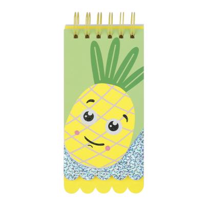 Cina Lo scintillio su ordinazione fruttifica cancelleria del Memo Pad del blocco note a spirale di Kawaii per scuola in vendita