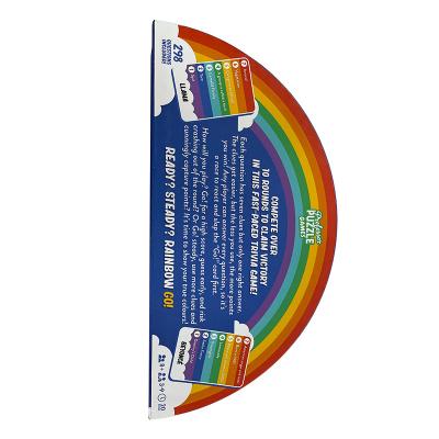 Cina L'arcobaleno di CMYK modella le scatole di cartone stampate su ordinazione per l'imballaggio di puzzle in vendita