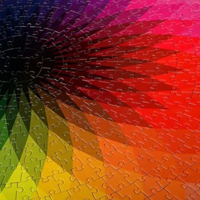 Cina Puzzle ispiratori su misura di puzzle dell'arcobaleno del giro 1000pcs in vendita