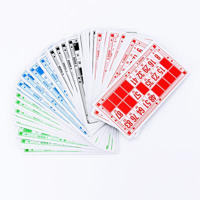 Cina Carte di legno naturali della moneta 48pcs di Toy For Unisex 90pcs del gioco di carte di Loteria della La in vendita