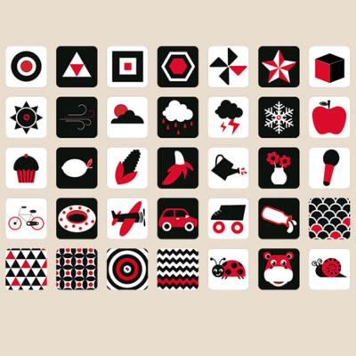 Cina Flash card dei bambini in entrambi i lati d'istruzione carta su ordinazione del gioco che stampa 350g in vendita