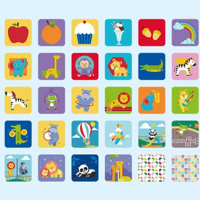 Cina Flash card dei bambini in entrambi i lati d'istruzione carta su ordinazione del gioco che stampa 350g in vendita