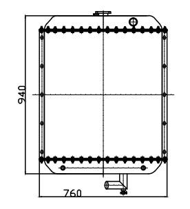 Cina Escavatore Radiator di PC270-7 PC220LL-7 PC290-7 206-03-72110 206-03-72111 in vendita