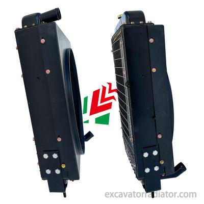 China Weichai K4100 Right Left Bend DF Engineering Machinery Generator Radiator Mechanical Accessories for sale