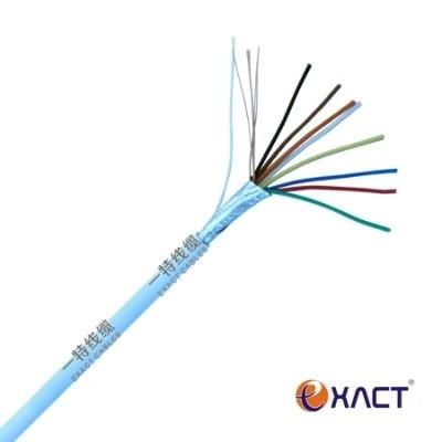 Cina 8 Cavo di allarme a schermo di base 0,22 mm2 Conduttori a fili TCCA Guarnizione esterna in PVC bianco in vendita
