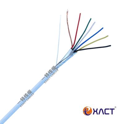 中国 正確なケーブル 6x0.22mm2 TCCA排水線とPVC外蓋のシールドアラームケーブル 販売のため