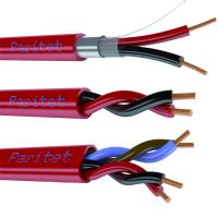 China 2x1.5mm2 Solid Copper Shielded PVC Twisted Pair Fire Alarm Cable CE RoHS for sale