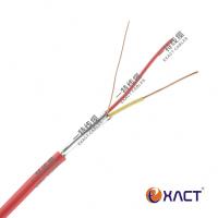 China 2x1.5mm2 Solid Copper Shielded PVC Twisted Pair Fire Alarm Cable CE RoHS for sale