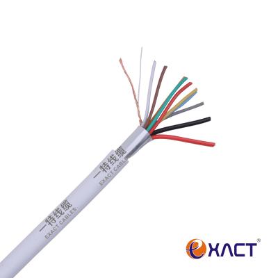 Cina 8x0,22mm2 2x0,5mm2 Cavo di sicurezza composito con nucleo di filo di rame nudo di ExactCables in vendita
