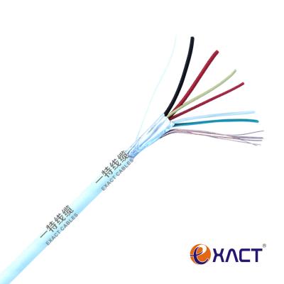 Cina Cavo di sicurezza composito ExactCables BC Stranded 4x0.22mm2 2x0.5mm2 Shielded/PVC Jacket in vendita